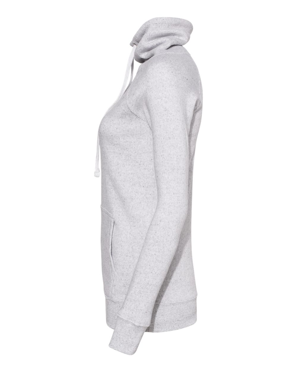 Mv Sport Women’s Space Dyed Cowl Neck Sweatshirt W20155 Ash | Jiffy