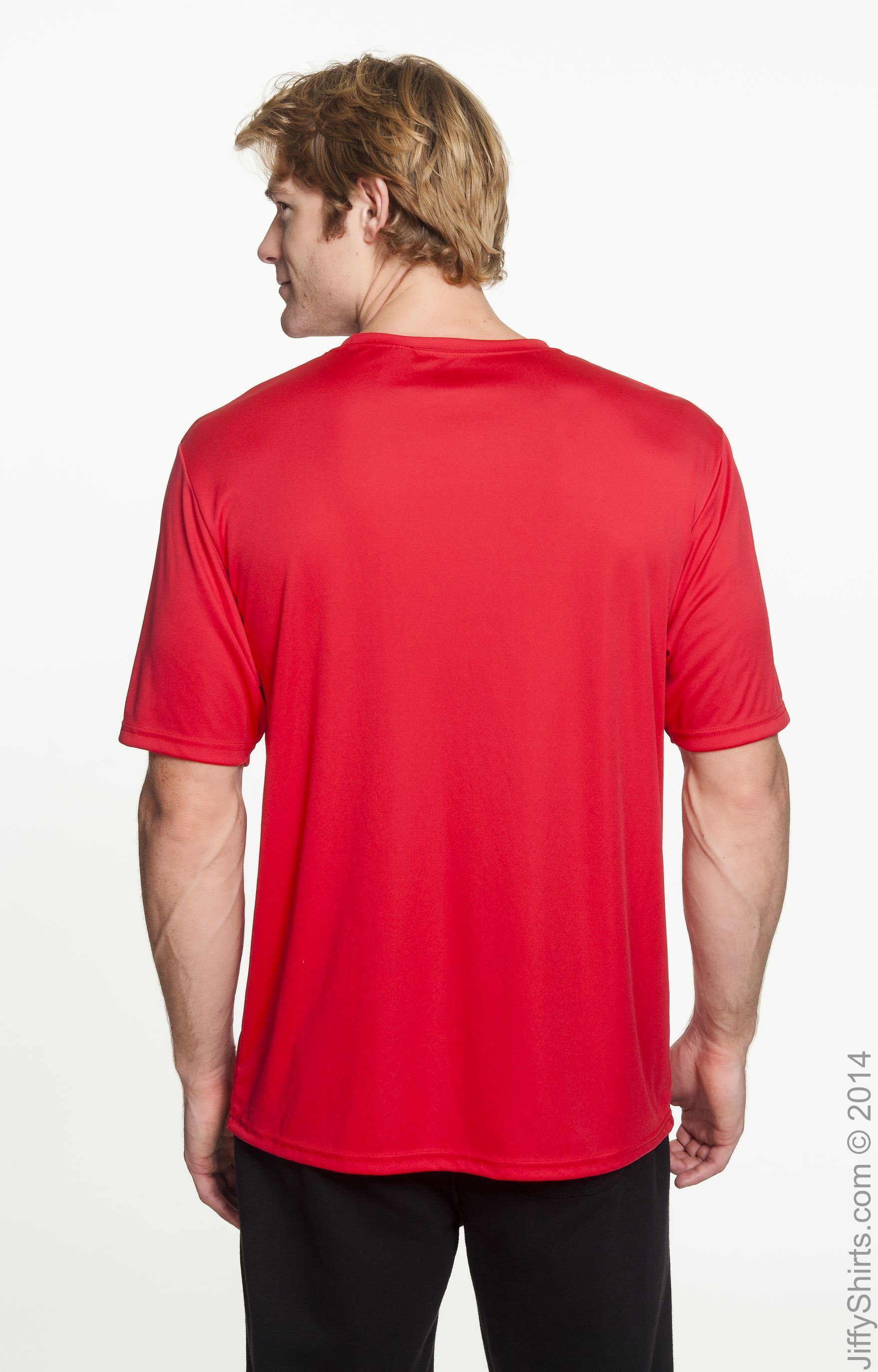 A4 Men's Cooling Performance T Shirt N3142 Scarlet | Jiffy