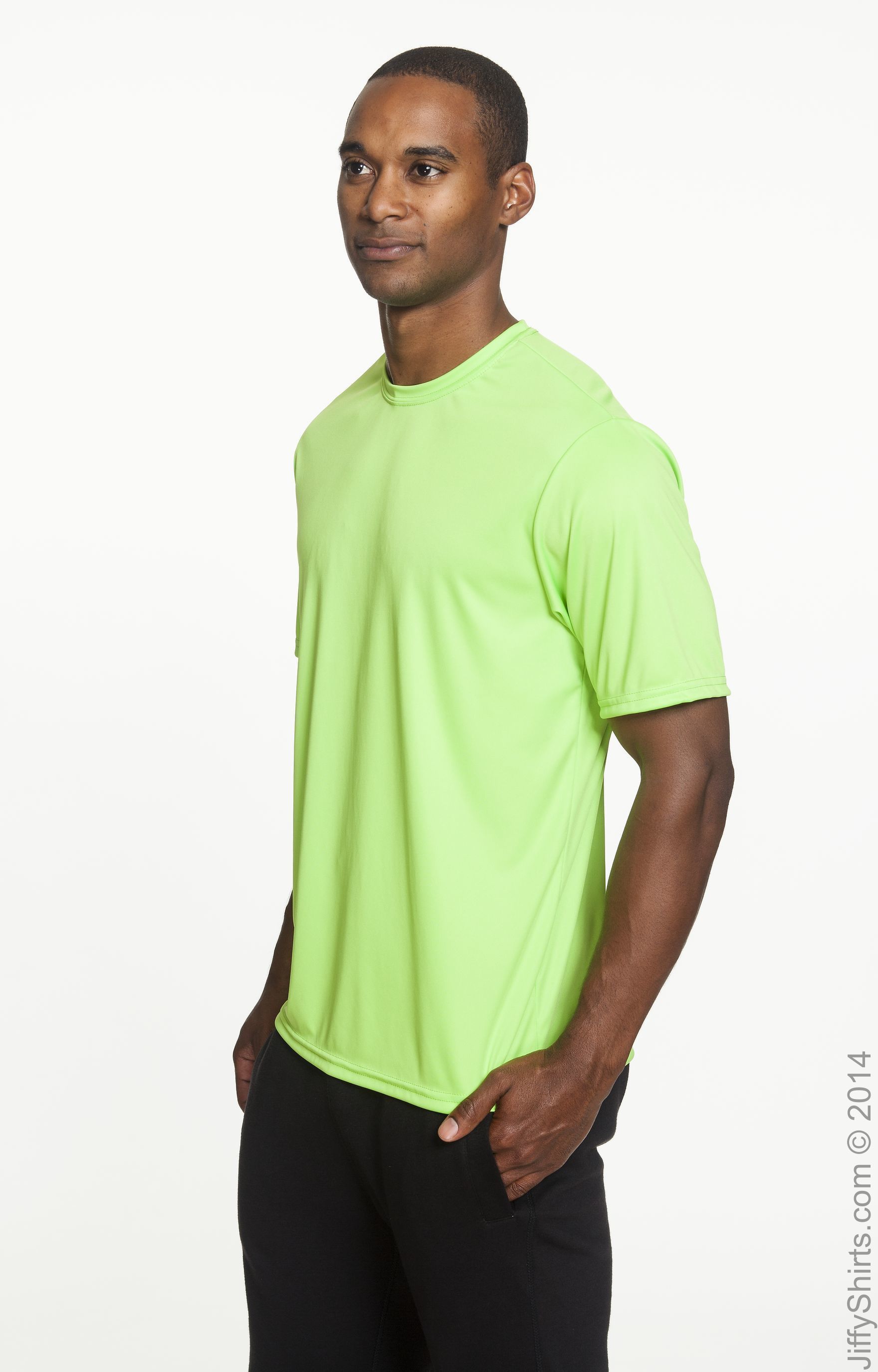 A4 Men's Cooling Performance T Shirt N3142 Lime | Jiffy