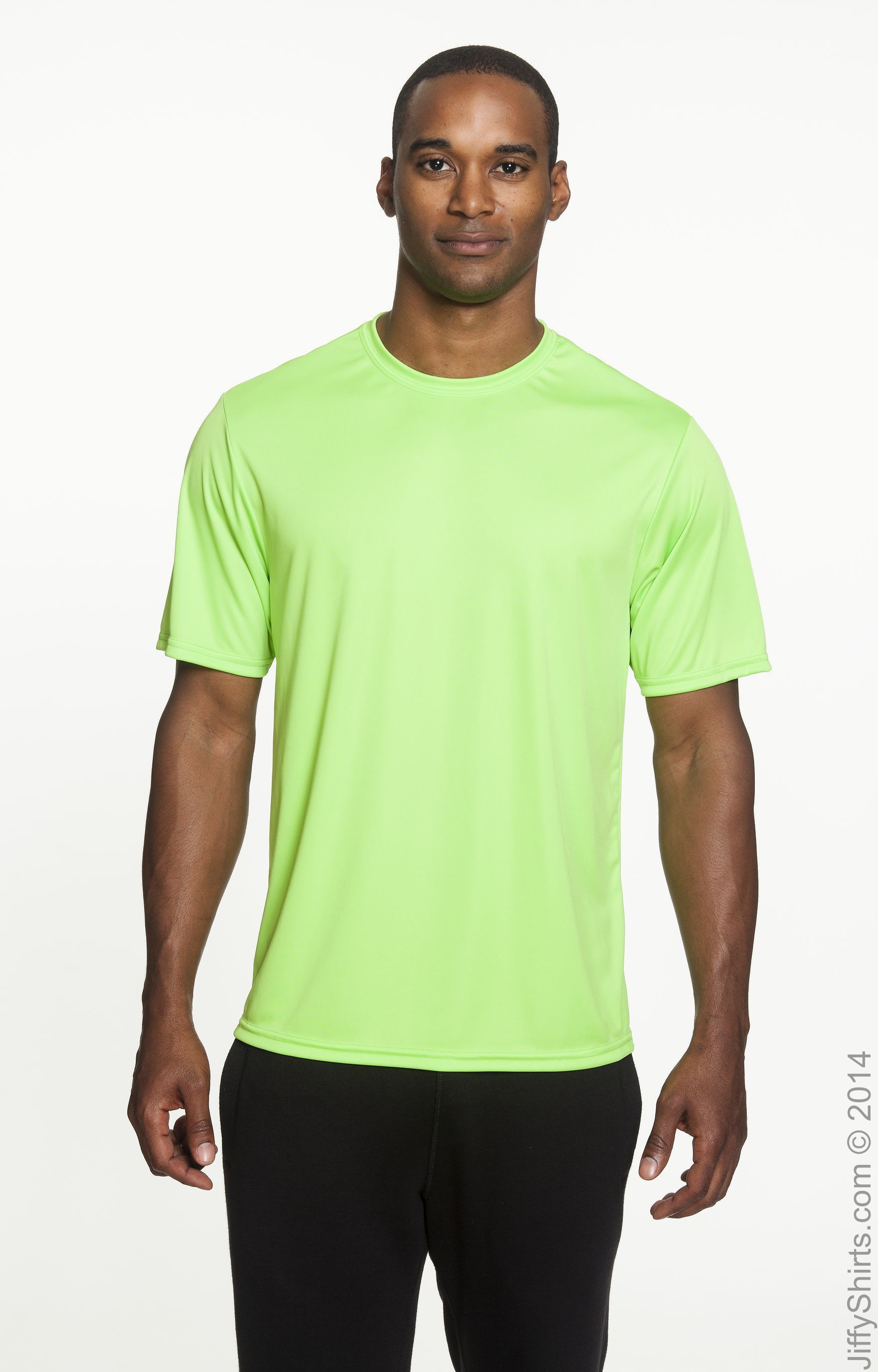 A4 Men's Cooling Performance T Shirt N3142 Lime | Jiffy