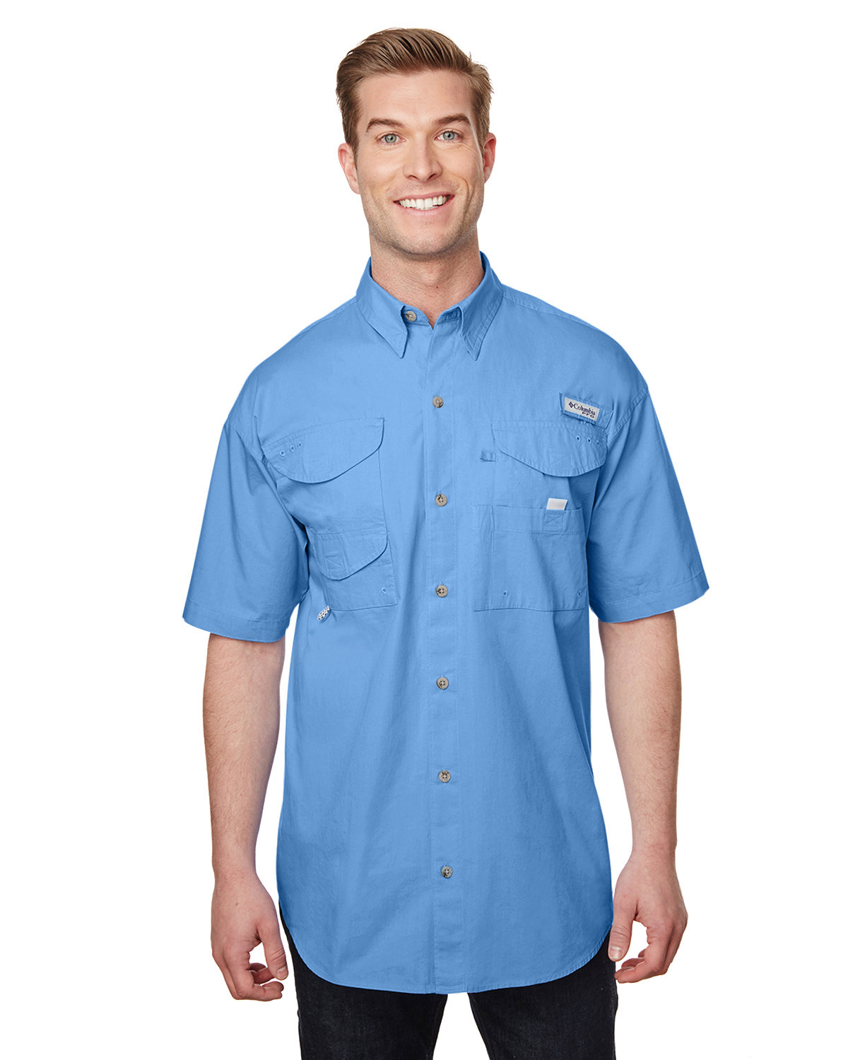 Columbia Men's Bonehead™ Short Sleeve Shirt 7130 Whitecap | Jiffy