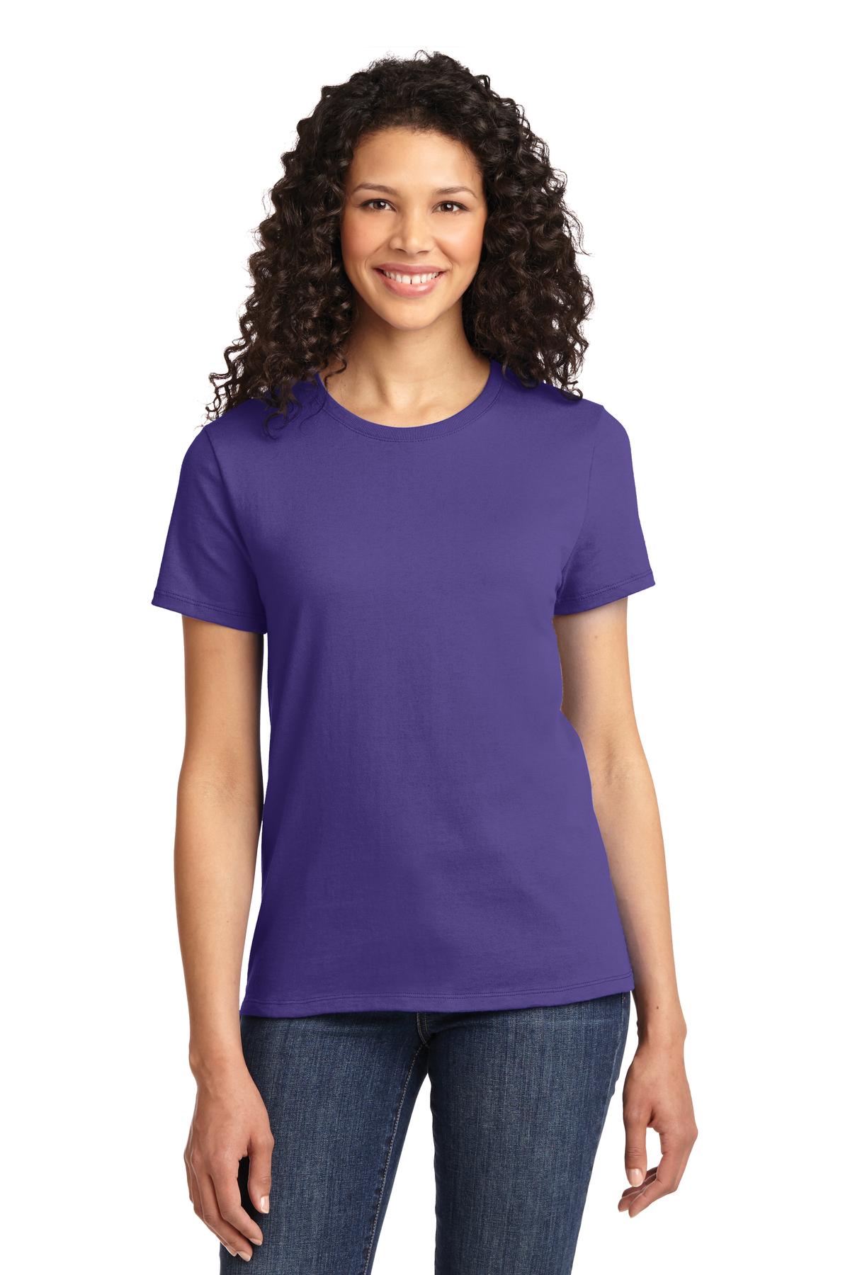 Port & Company Women's Essential Tee Lpc61 Purple | Jiffy