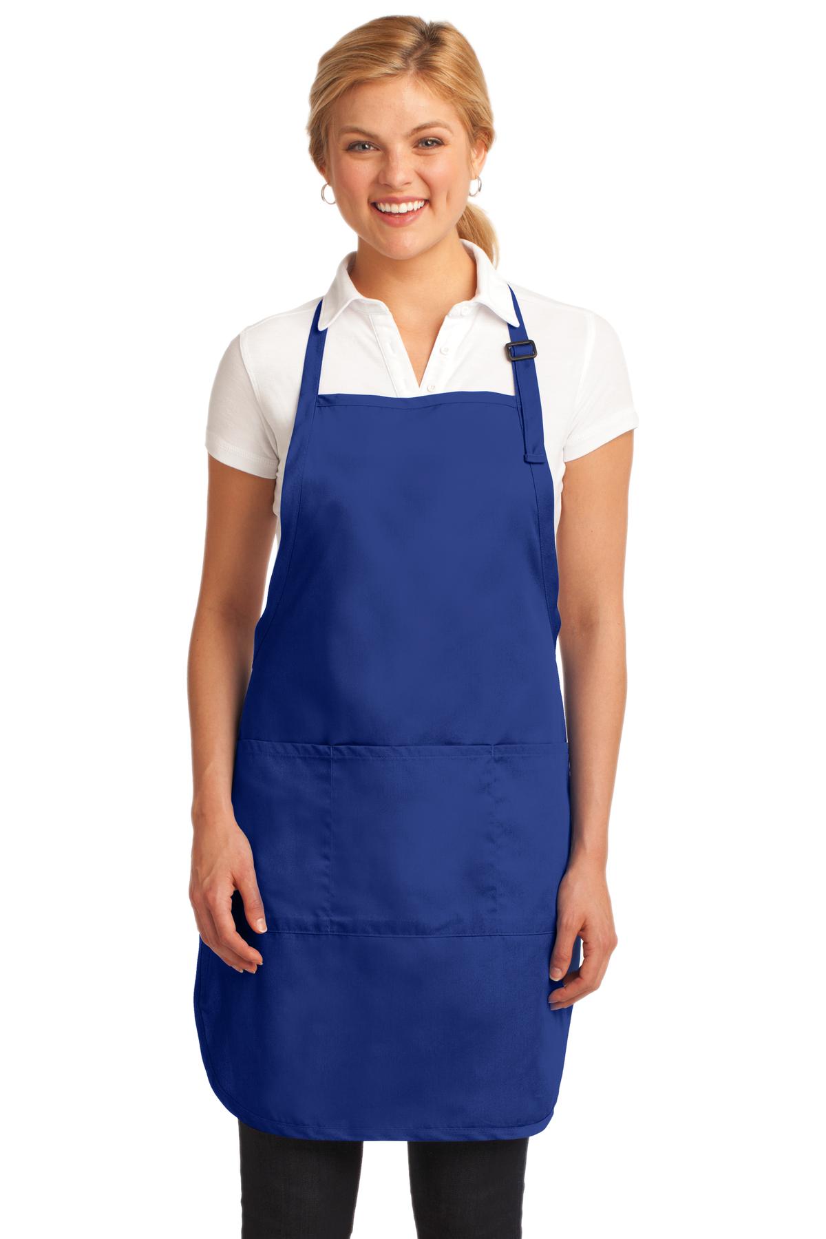 Port Authority Easy Care Full Length Apron With Stain Release A703 ...