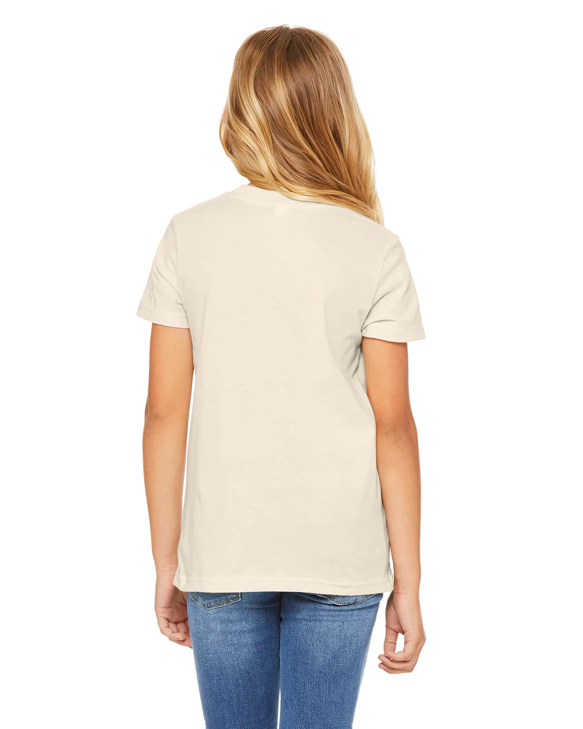 Custom T-Shirts Natural - Bella + Canvas 3001Y | Jiffy