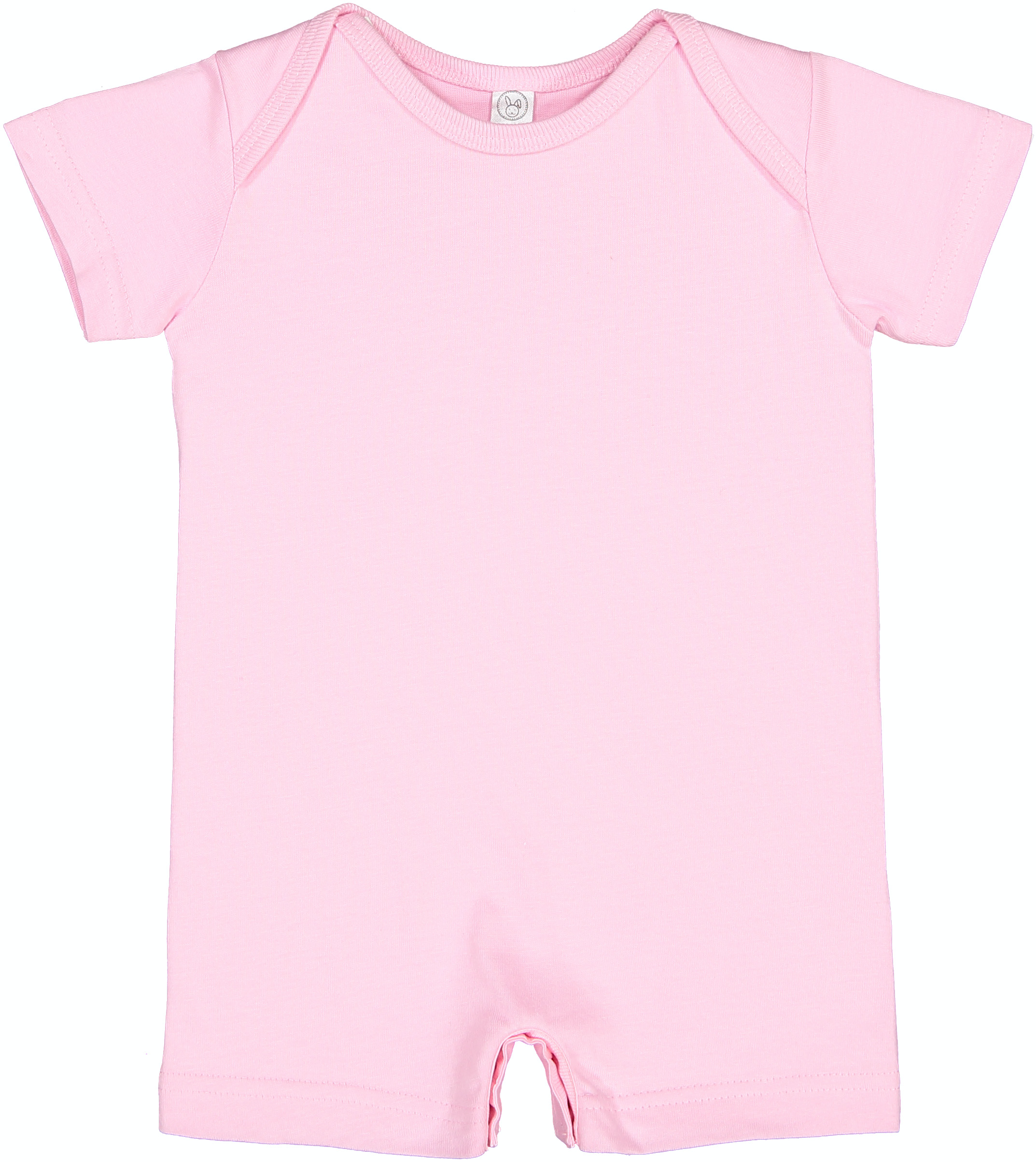 Rabbit Skins Infant Premium Jersey T Shirt Romper 4486 Pink | Jiffy
