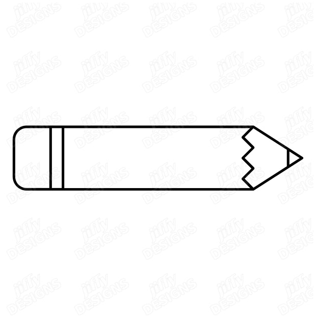 Minimalist Pencil Outline with Bold Black Strokes and Sharp Tip | Jiffy ...