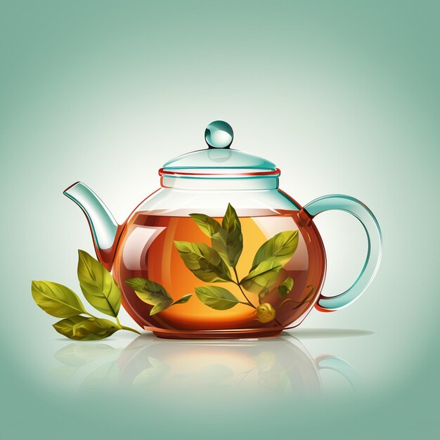 Delightful Herbal Tea Infusion in a Transparent Teapot | Jiffy Designs