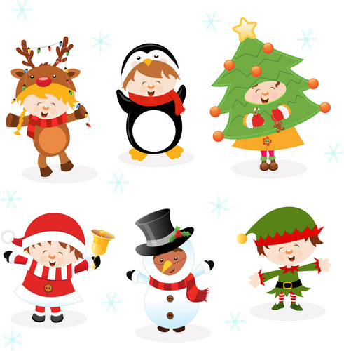 Cute Little Kids With Christmas Costumes. | Jiffy Designs