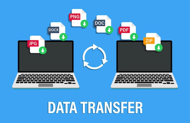 Seamless Data Transfer Between Laptops with File Formats | Jiffy Designs