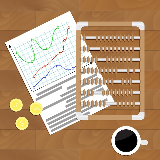 Analytical Tools and Data Visualizations on Wooden Desk | Jiffy Designs