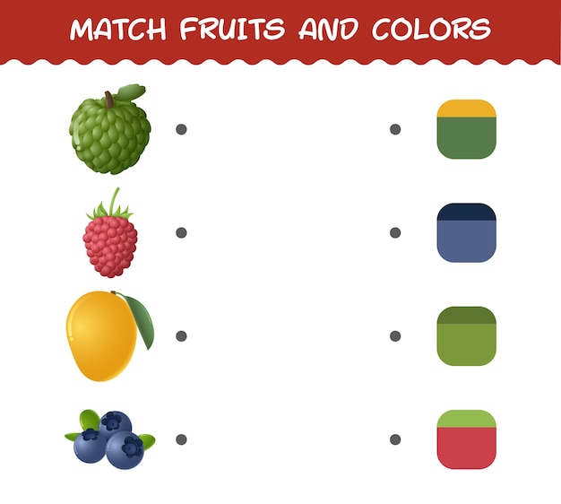 Vibrant Fruit Matching Game: Pair Colorful Produce | Jiffy Designs