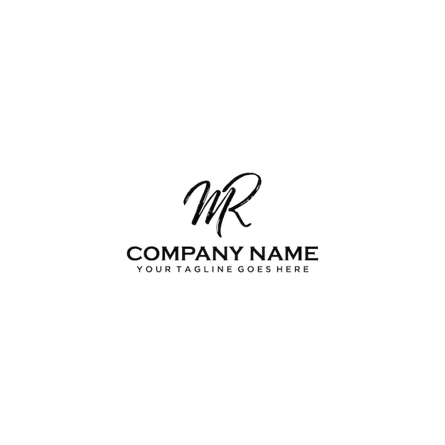 Elegant Monogram Logo with Cursive Initials and Company Name | Jiffy ...