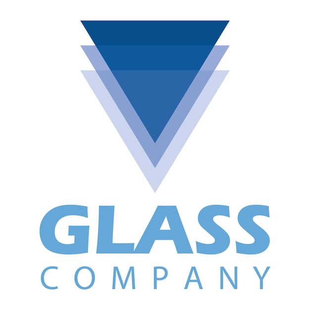 Sleek and Modern Glass Company Logo Design | Jiffy Designs