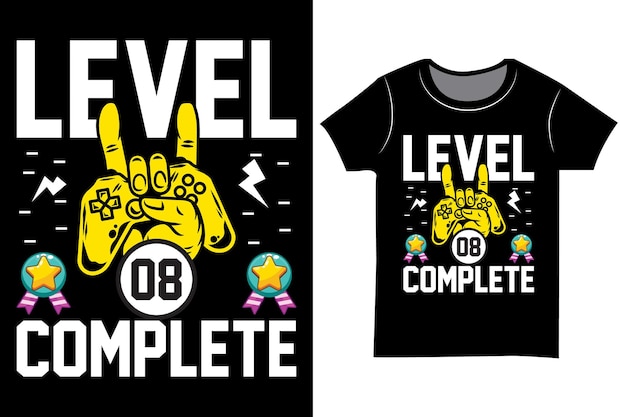 Leveling Up: A Vibrant Gaming Graphic Celebrates Completion | Jiffy Designs