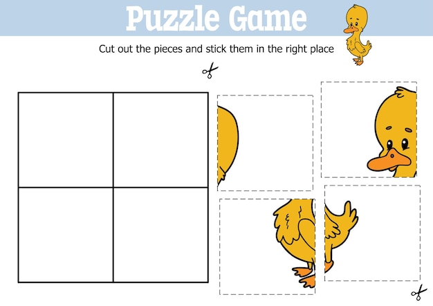Adorable Duckling Puzzle: Assemble the Playful Pieces | Jiffy Designs