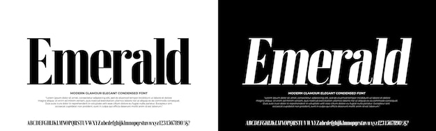 Striking Emerald Typography with Elegant Serif Lettering | Jiffy Designs
