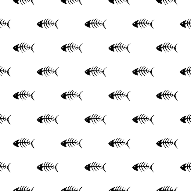 Elegant Fishbone Pattern in Monochrome Minimalist Style | Jiffy Designs