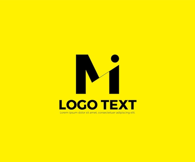Simple Minimalist Black and Yellow Logo Text Design | Jiffy Designs