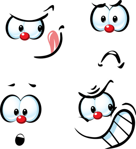 Funny Cartoon Face - Frown | Jiffy Designs