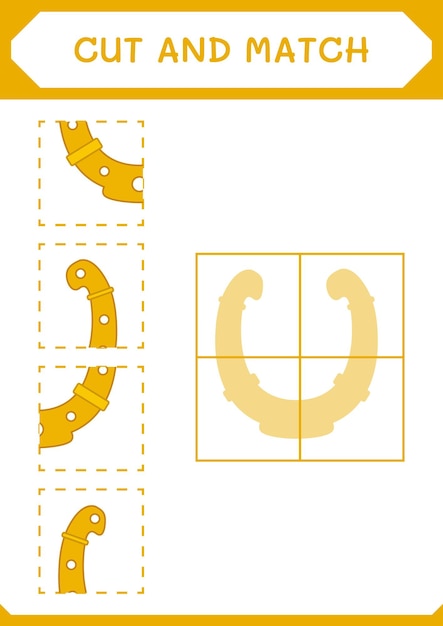 Playful Cut and Match Puzzle with Curvy Shapes | Jiffy Designs