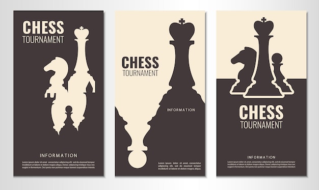 Striking Chess Tournament Silhouettes Showcase Iconic Game | Jiffy Designs