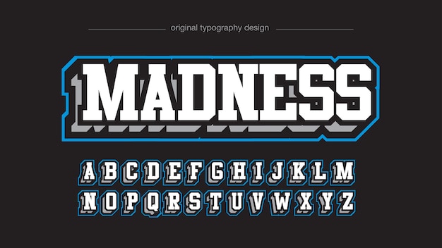 Striking Typographic Design for Madness | Jiffy Designs