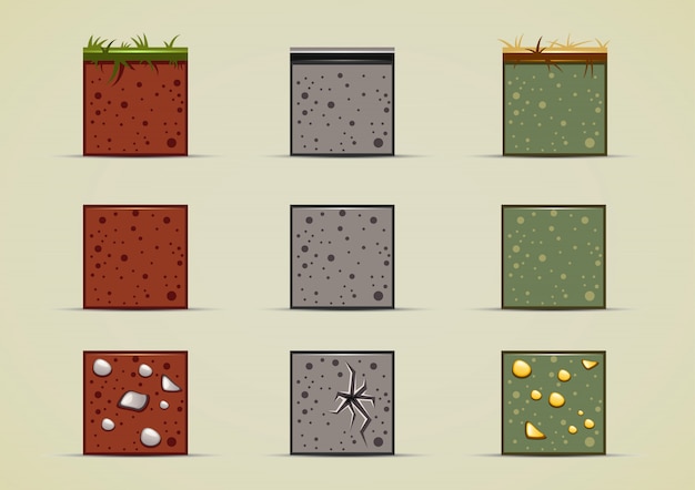 Diverse Collection of Stylized Soil Textures and Patterns | Jiffy Designs