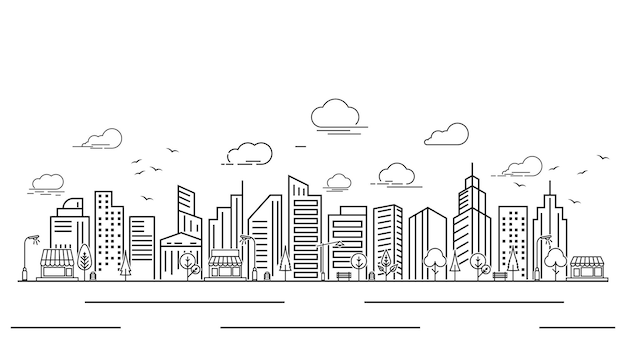 Vibrant Cityscape: Architectural Masterpieces Reaching for the Skies ...