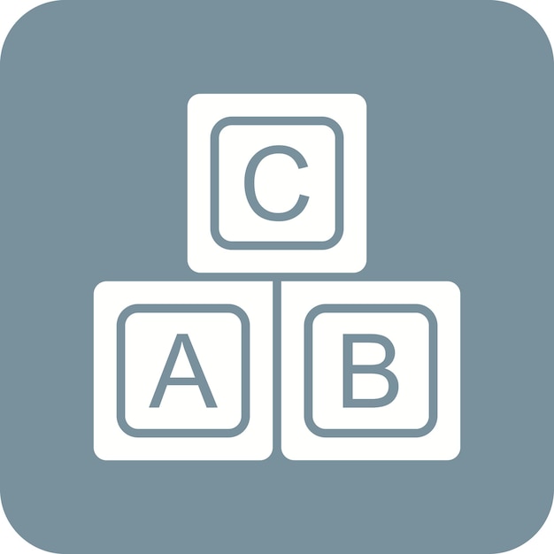 Stacked ABC Blocks with Letter C Highlighted | Jiffy Designs