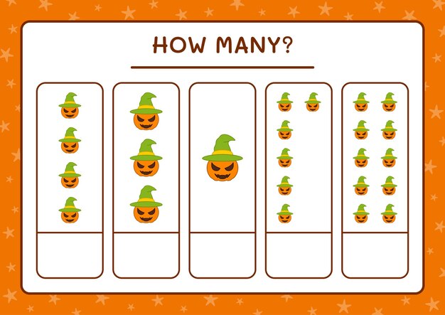 Fun Counting Puzzle with Festive Pumpkin Faces | Jiffy Designs