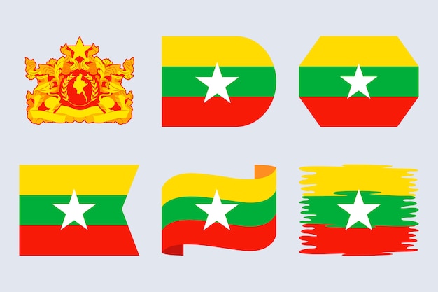 Vibrant Symbols of Myanmar: A Captivating Mosaic of National Pride ...