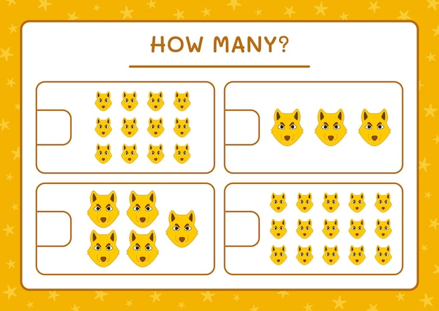 Counting Cute Yellow Cat Faces in Vibrant Cartoon Collection | Jiffy ...