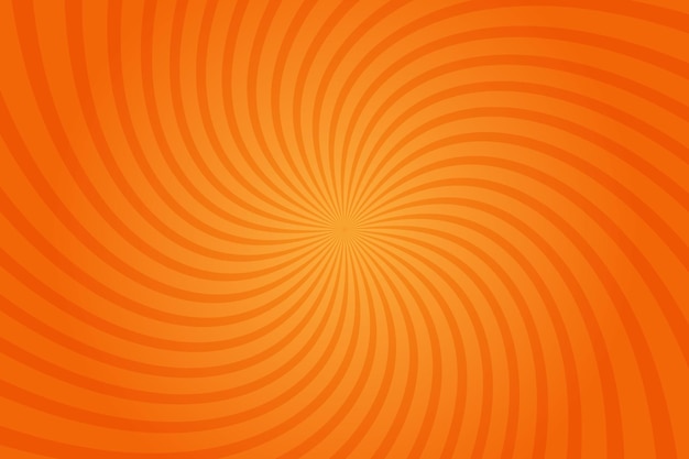 Vibrant Orange Spiral Vortex with Radiant Sunburst Pattern | Jiffy Designs