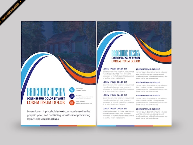 Vibrant Wave Design Poster with Corporate Branding Elements | Jiffy Designs