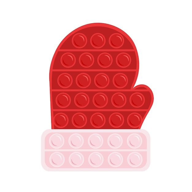 Vibrant Red Silicone Sensory Fidget Toy | Jiffy Designs