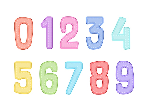 Vibrant Watercolor Numbers Showcasing Playful Designs | Jiffy Designs
