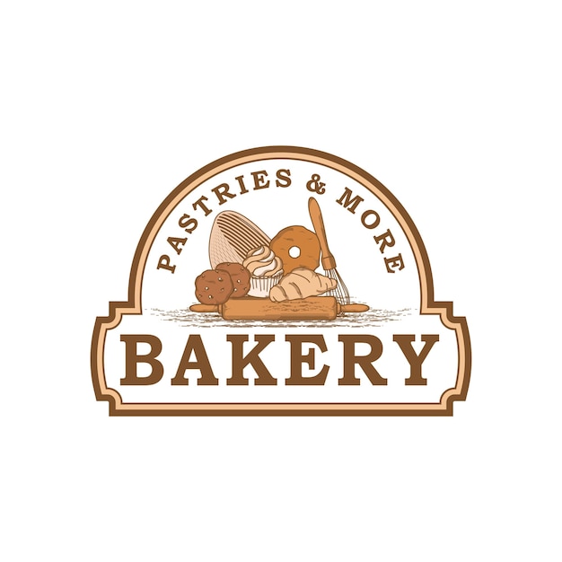 Delectable Pastries and Breads in a Charming Bakery Logo | Jiffy Designs