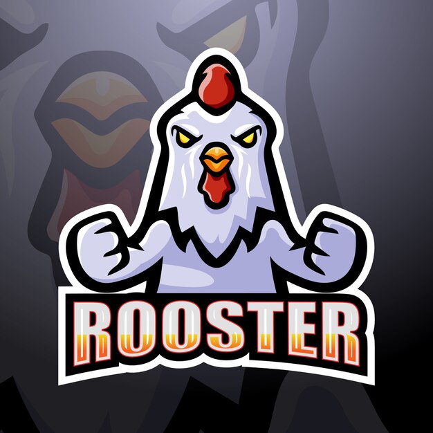 Fierce and Feisty Rooster Mascot Logo | Jiffy Designs