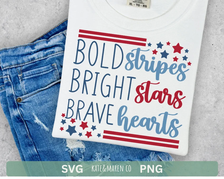 Bold Stripes, Bright Stars, Brave Hearts, Fourth Of July, 4th Of July ...