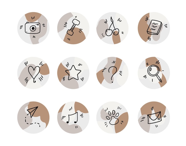 Whimsical Icons for Creative Minds: Doodle-Inspired Symbols | Jiffy Designs