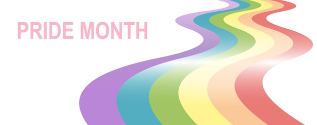 Vibrant Rainbow Waves Celebrating Pride Month | Jiffy Designs