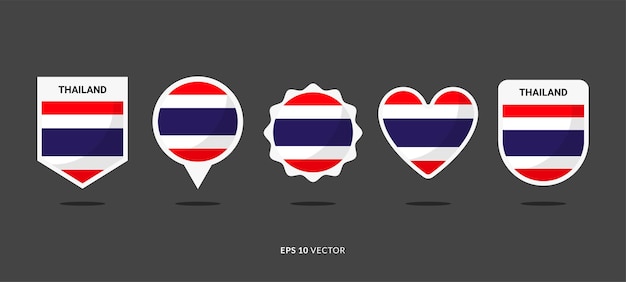 Vibrant Thai Emblems: Patriotic Symbols of Thailand's Pride | Jiffy Designs