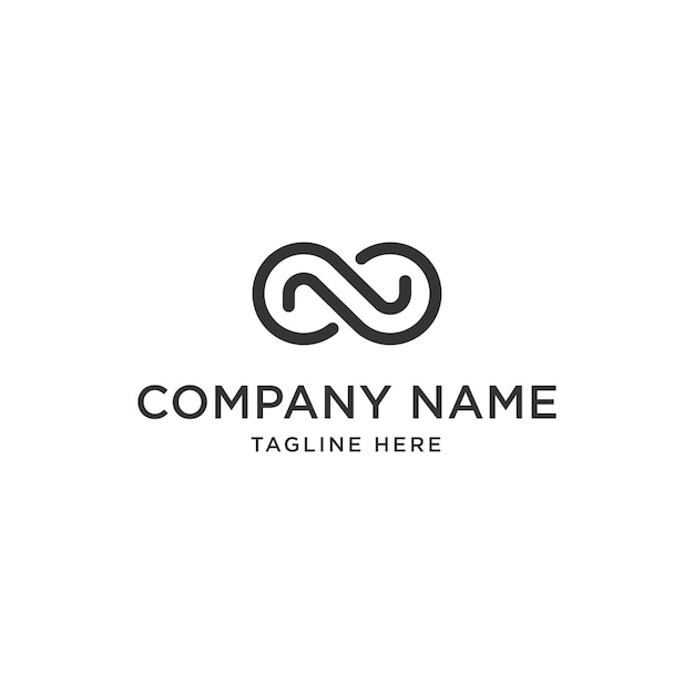 Elegant Infinity Symbol with Minimalist Company Name | Jiffy Designs