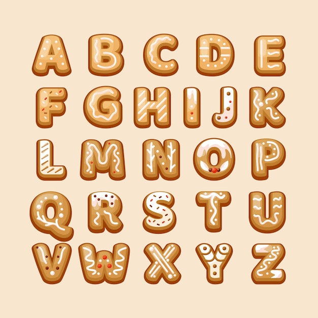 Delectable Alphabet Cookies: A Tasty Typographic Delight | Jiffy Designs
