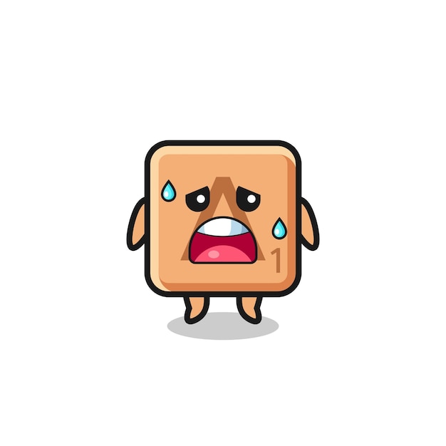 Adorable Crying Cartoon Bread Slice Character | Jiffy Designs