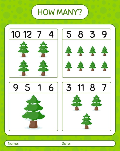 Counting Christmas Trees: A Fun Visual Puzzle | Jiffy Designs