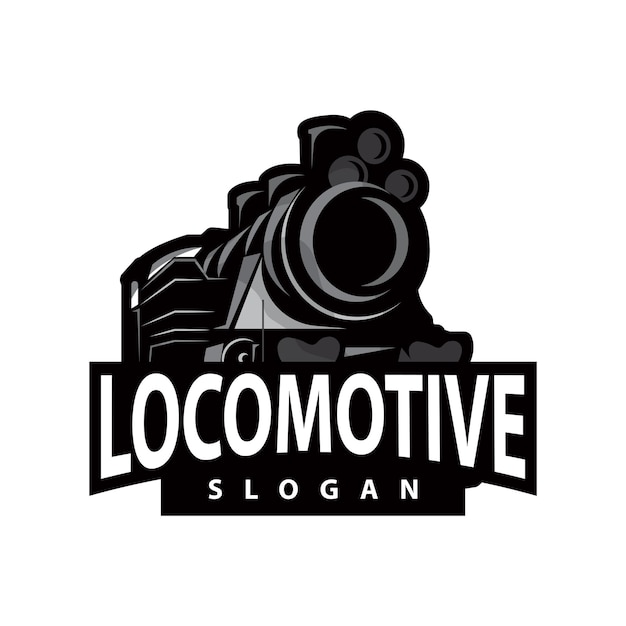 Powerful Locomotive Emblem with Sleek Design | Jiffy Designs