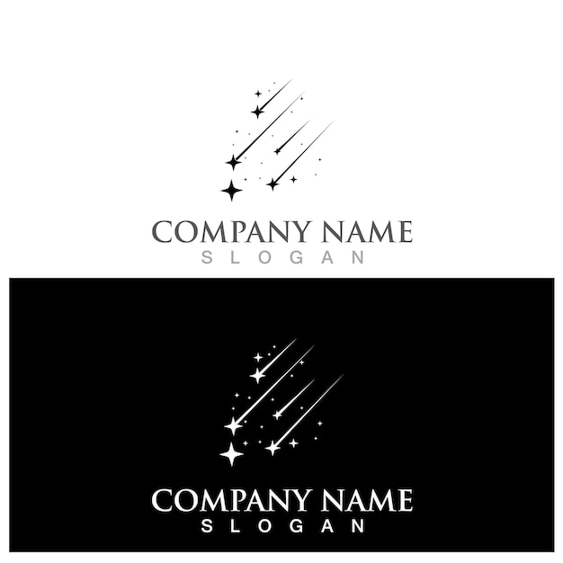 Elegant Starry Night Logo with Sleek Typographic Design | Jiffy Designs