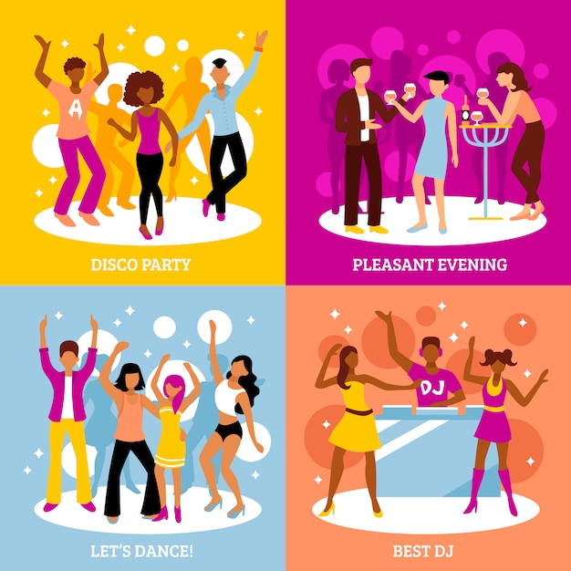 Vibrant Collection of Diverse Social Gatherings and Celebrations ...