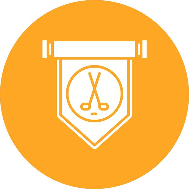 Elegant Crossed Scissors Emblem on Orange Background | Jiffy Designs